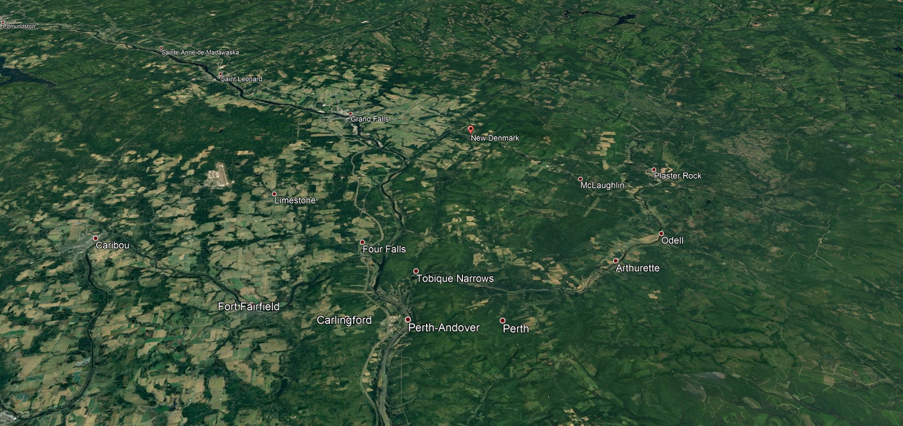 Rural Routes New Brunswick - New Denmark